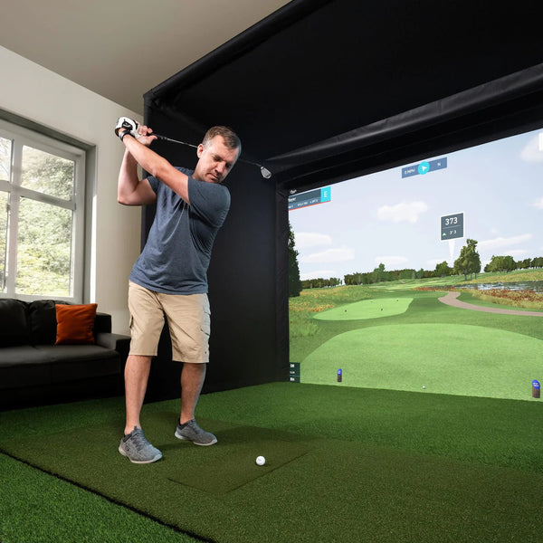 Carl's Place: Pro Golf Simulator Enclosure Kit with Impact Screen ...