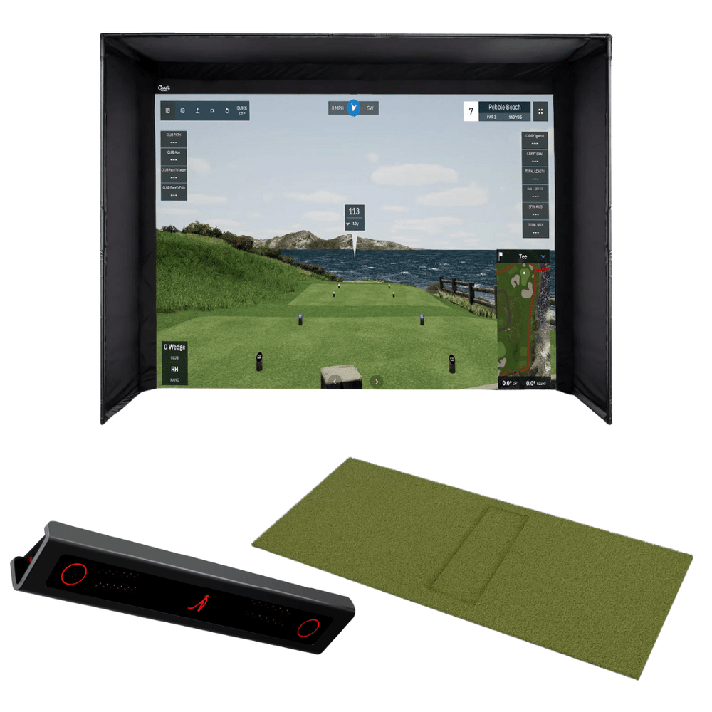 SIGPRO Home Golf Simulator Enclosure - Golf Simulators Direct